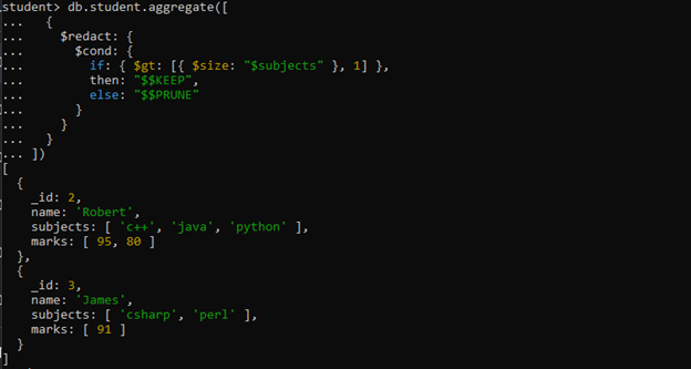 Mongodb Query Where Array Size Is Greater Than 1 Spark By Examples